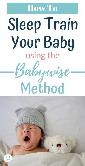 Sleep Training According to Babywise - Chronicles of a Babywise Mom