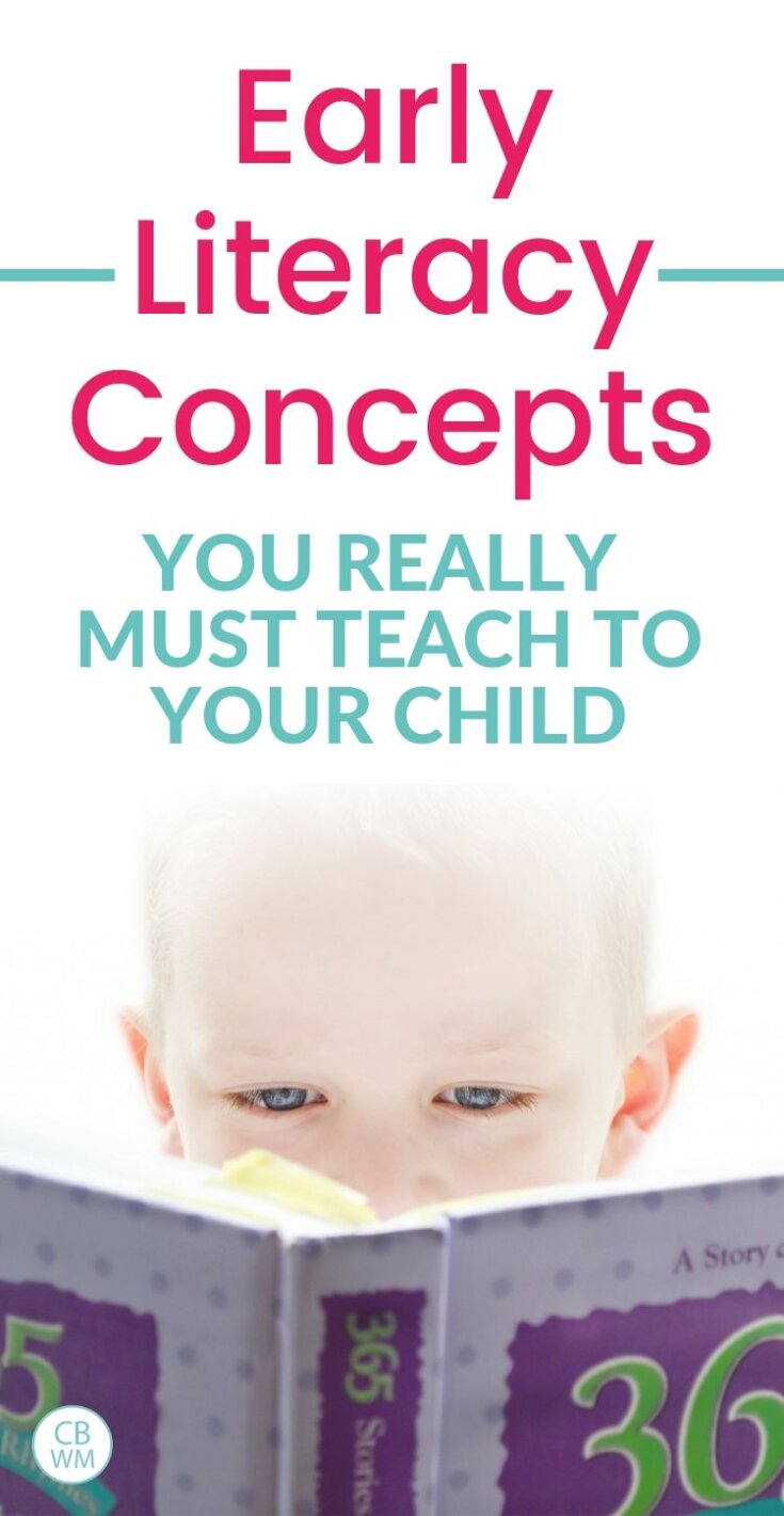 How to Teach Early Literacy Concepts About Print/Books - Babywise Mom