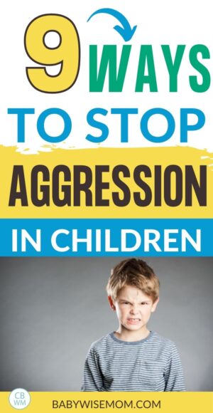 How to Stop Aggression in Children - Babywise Mom