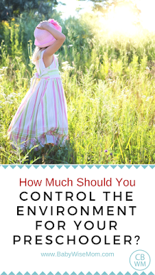 Controlling the Environment for Preschoolers: What is Best? - Babywise Mom