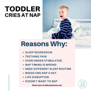 What to Do When Your Toddler Cries at Nap Time - Babywise Mom