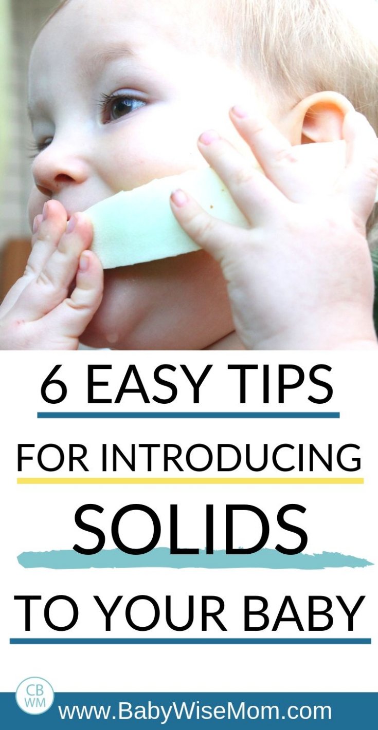 Easy Tips for Introducing Solids to Your Baby - Babywise Mom
