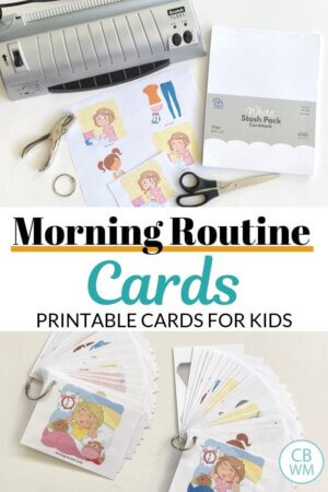 Printable Morning Routine Cards for Kids - Babywise Mom