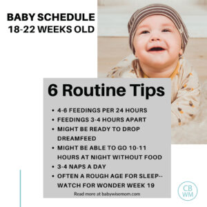 Babywise Sample Schedules: Four Months Old - Babywise Mom